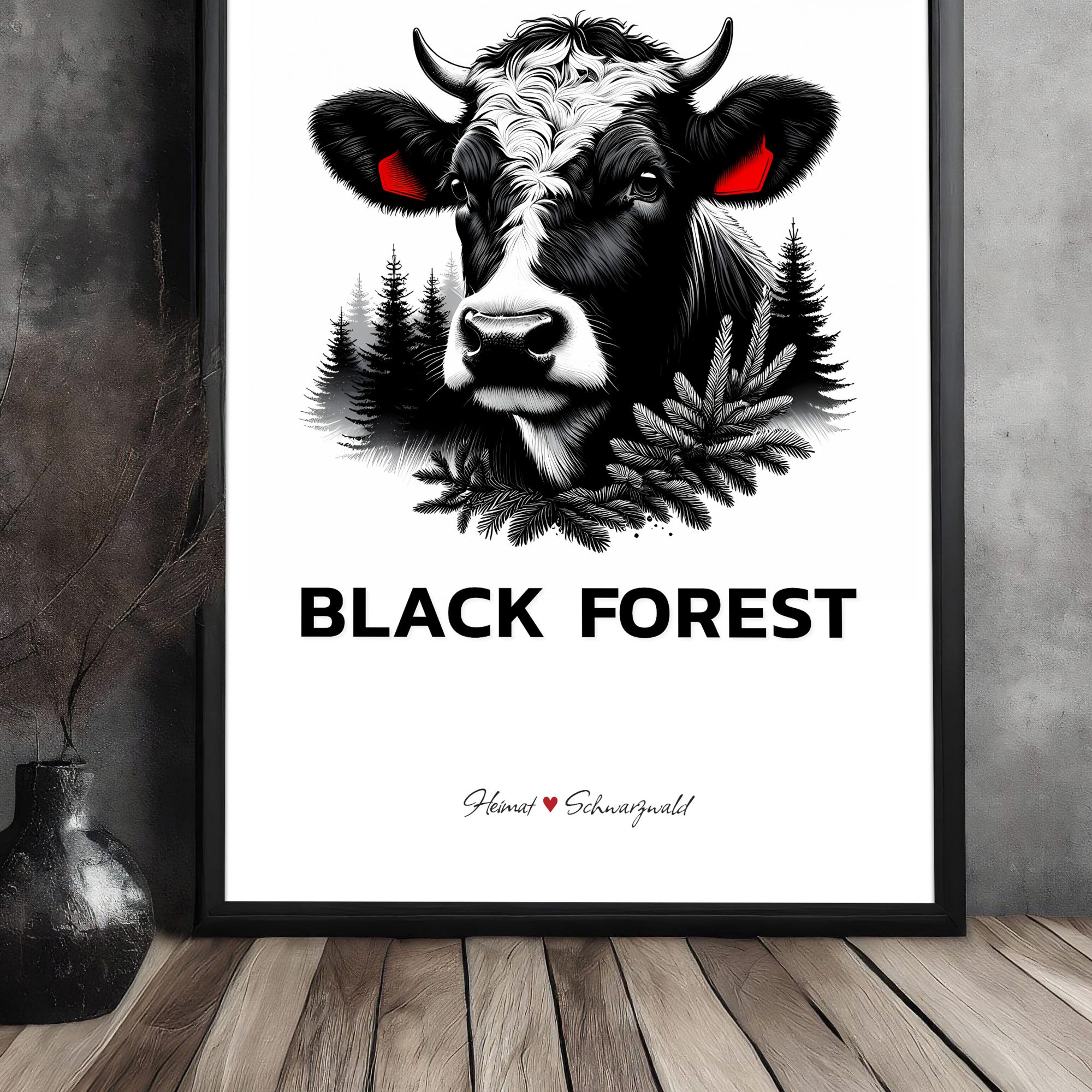 Posterkollektion „RED BLACK FOREST“ mit Schwarzwald-Bildern | Michael ...